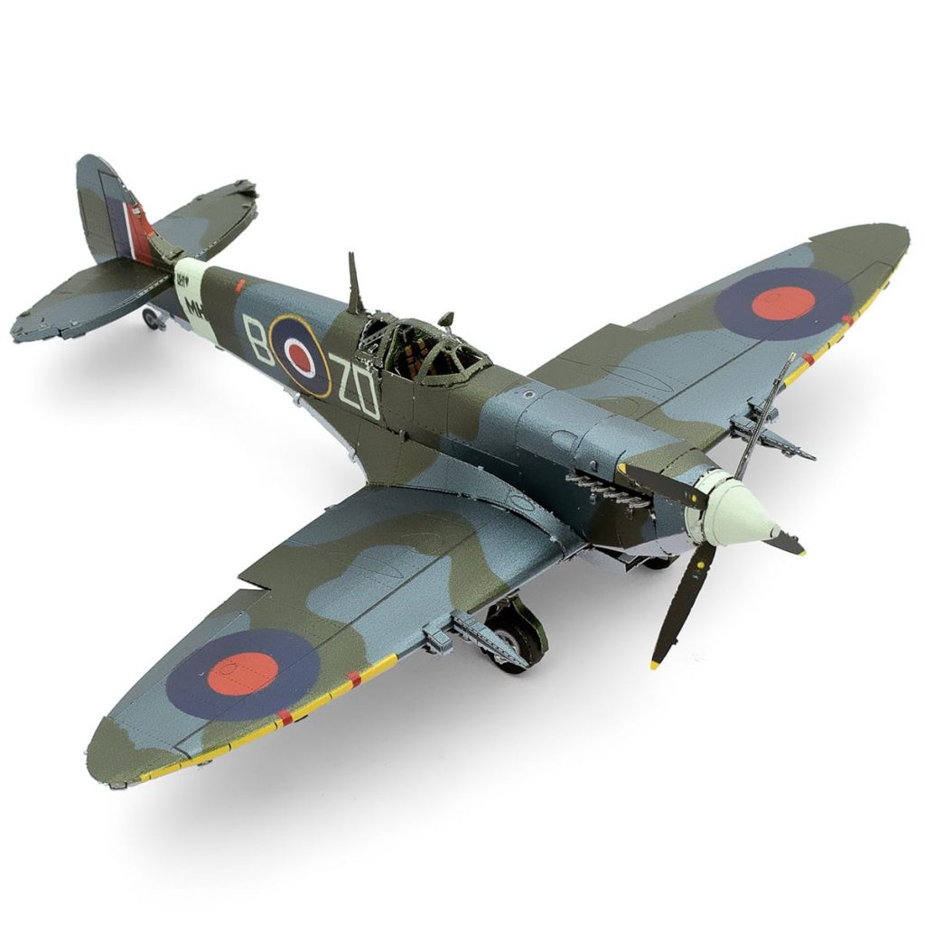 Metal Earth Supermarine Spitfire- model metalowy do składania